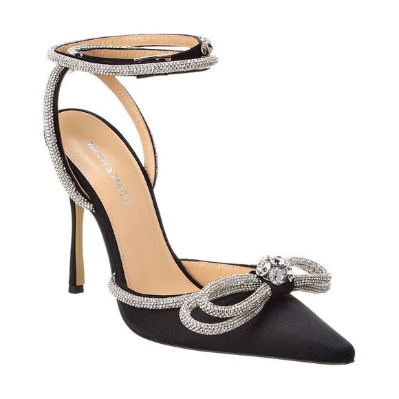 MACH & MACH | Shoes | Mach Mach Double Bow Satin Pump | Poshmark